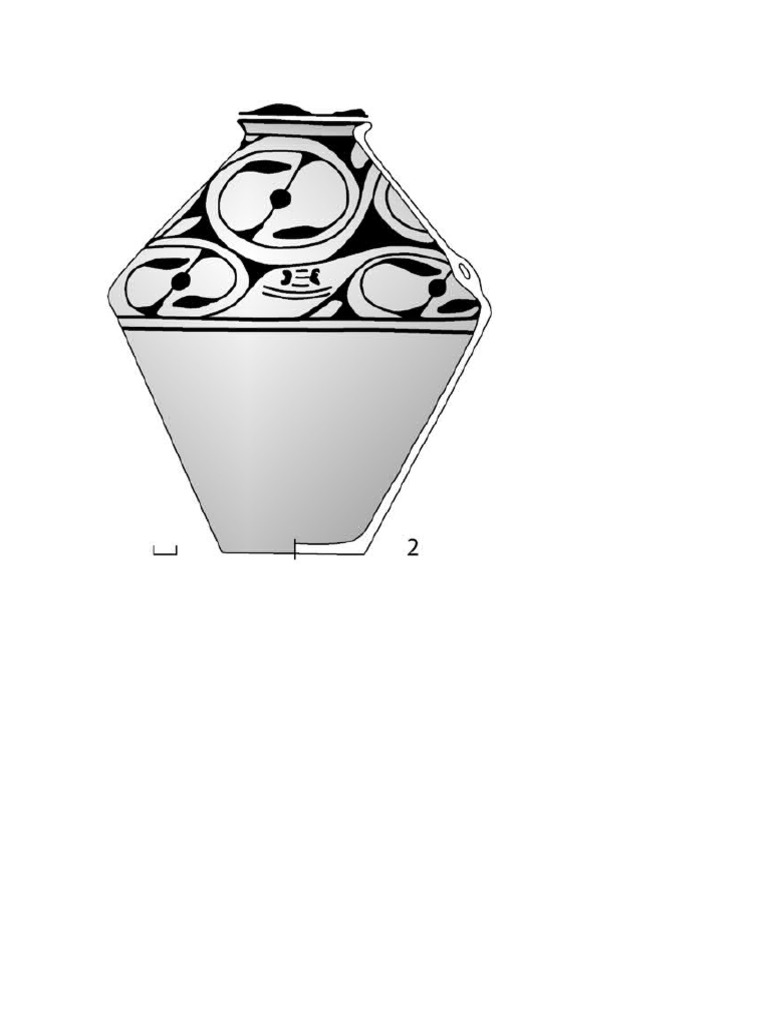 Biconical Vessel With Symmetrical Symbols Cucuteni-Trypillia ...