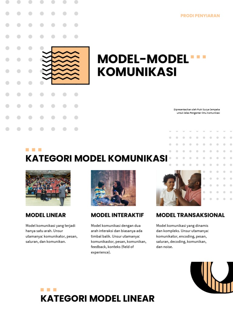 Materi #07 Model Komunikasi | PDF