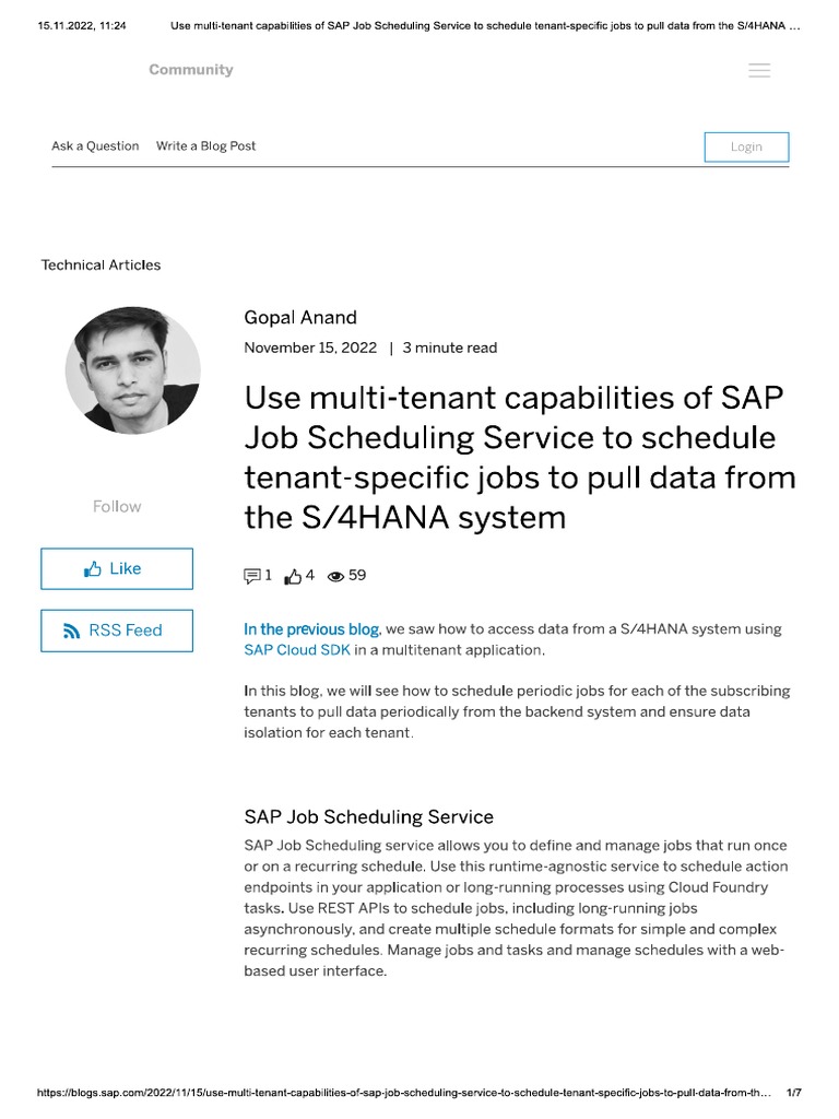 SAP Job Scheduling Solutions Overview | PDF