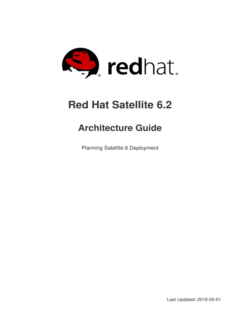 Red - Hat - Satellite 6.2 Architecture - Guide en US | PDF | Software ...