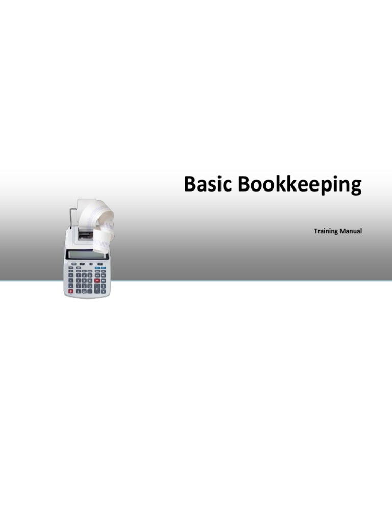 BookKeeping Training Manual | PDF