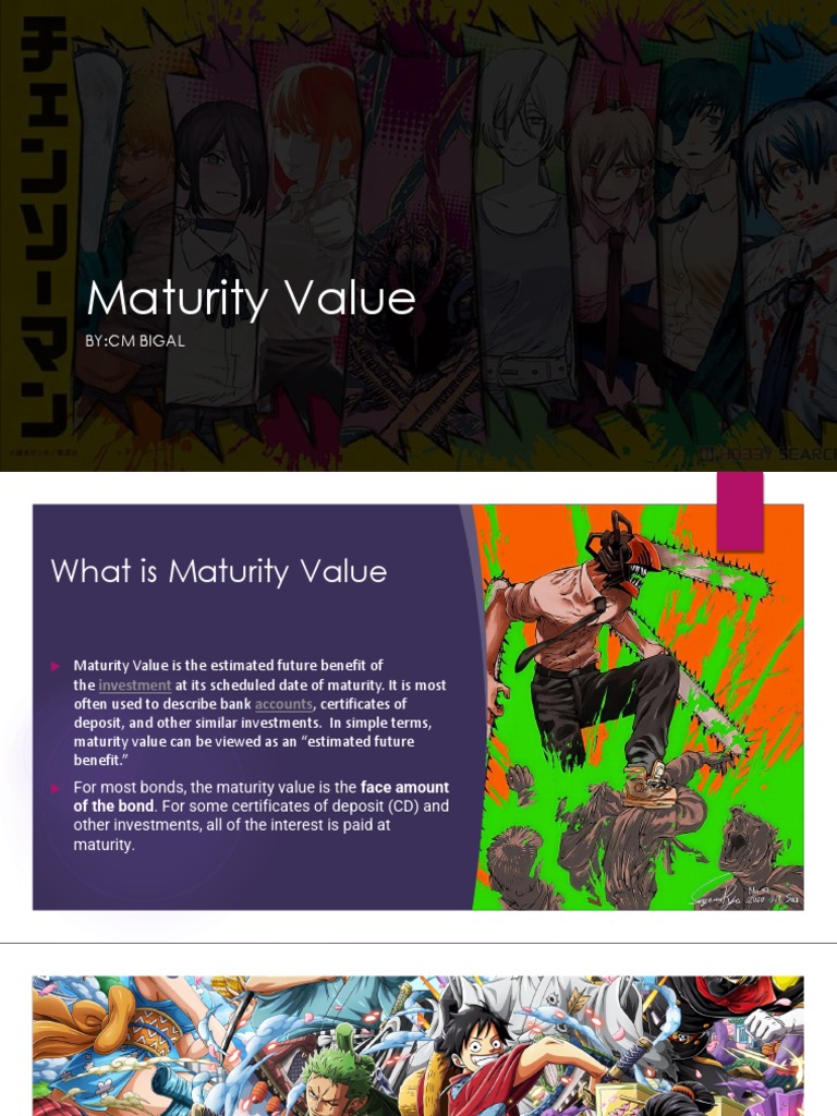 Maturity Value | PDF