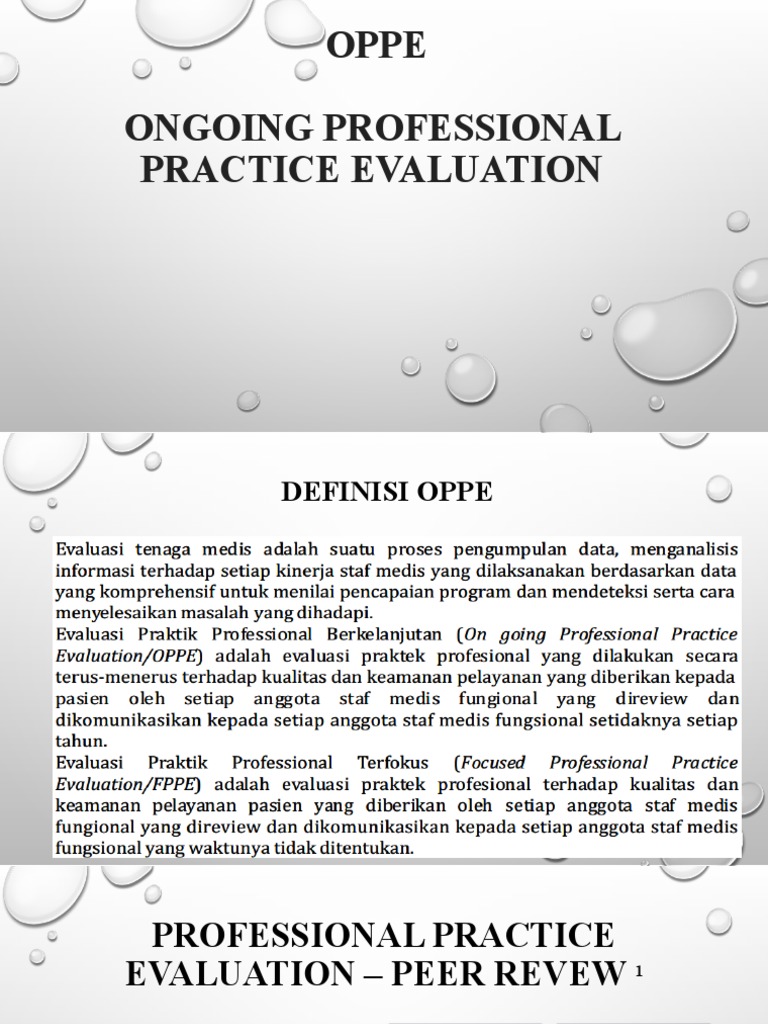 Oppe Ongoing Professional Practice Evaluation Pdf 