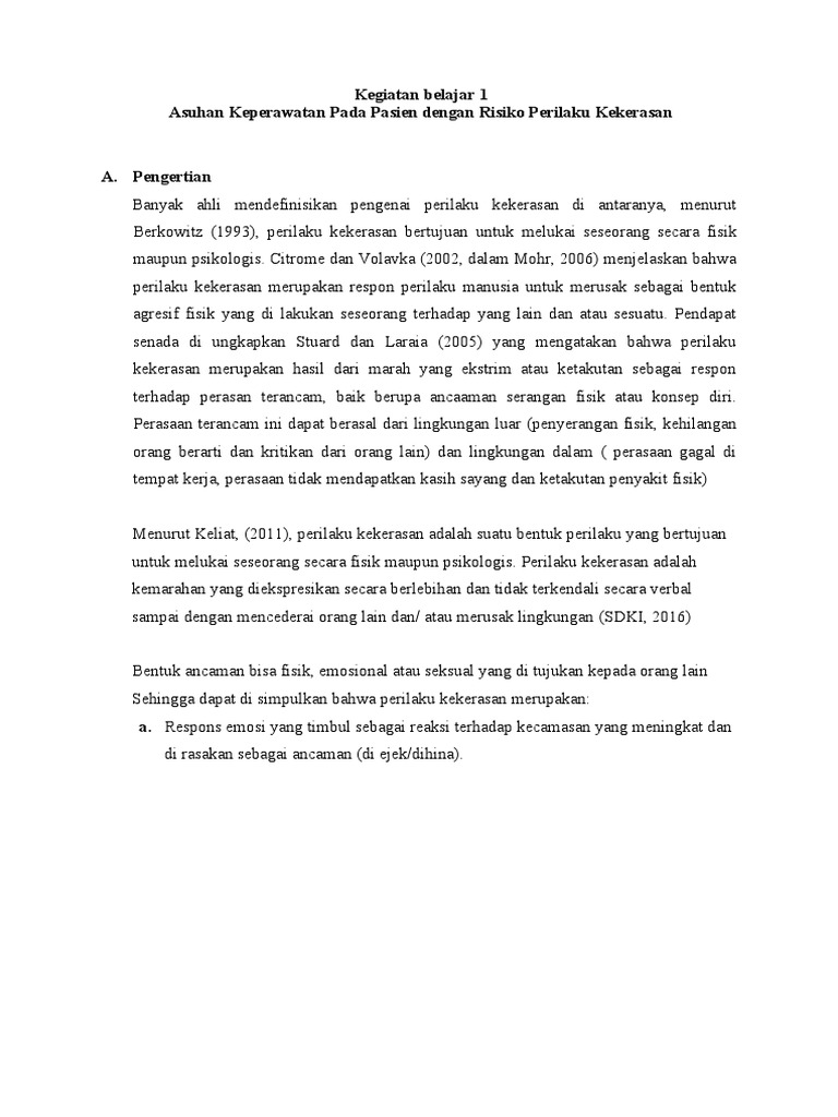 Modul Keperawatan Jiwa 2022 | PDF