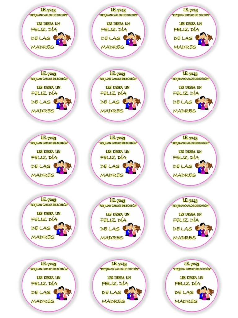 Solapines Dia de La Madre | PDF