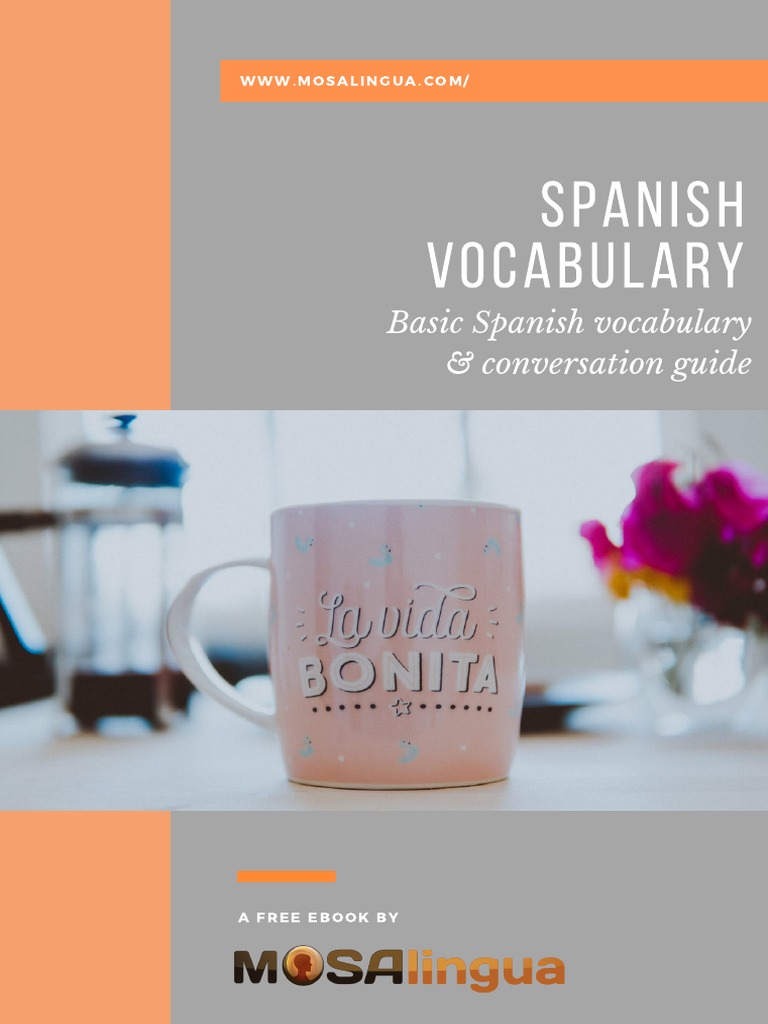 Basic Spanish Vocabulary Guide | PDF | Vocabulary | Linguistics