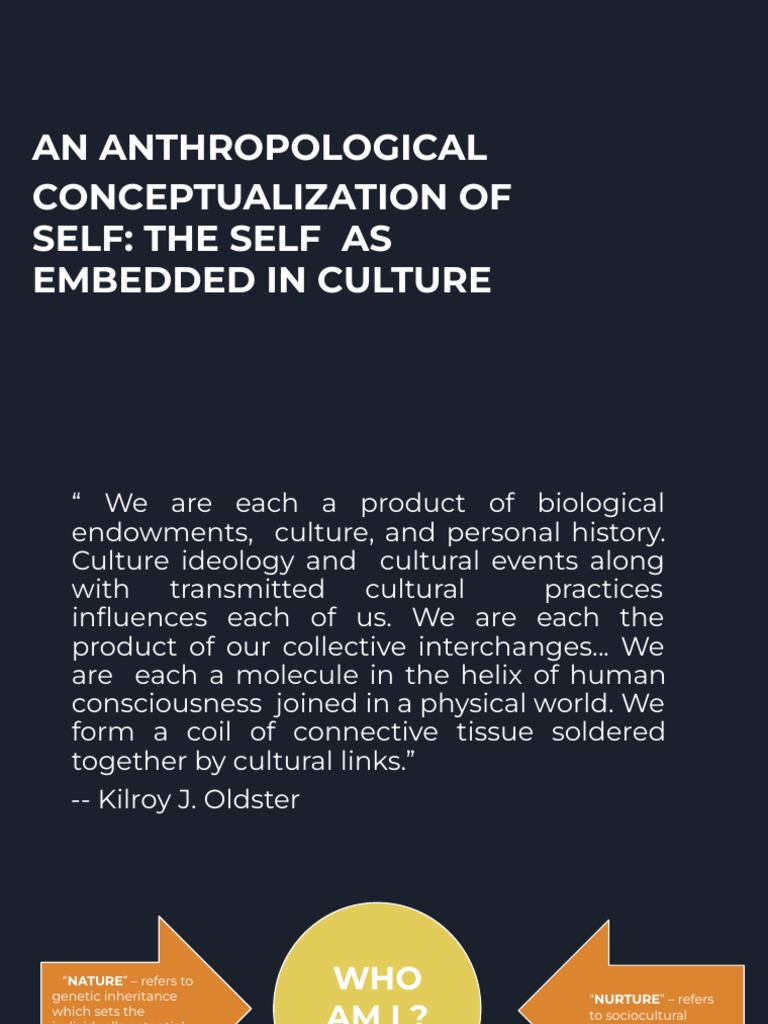 Anthropological Conceptualization of Self | PDF | Identity (Social ...