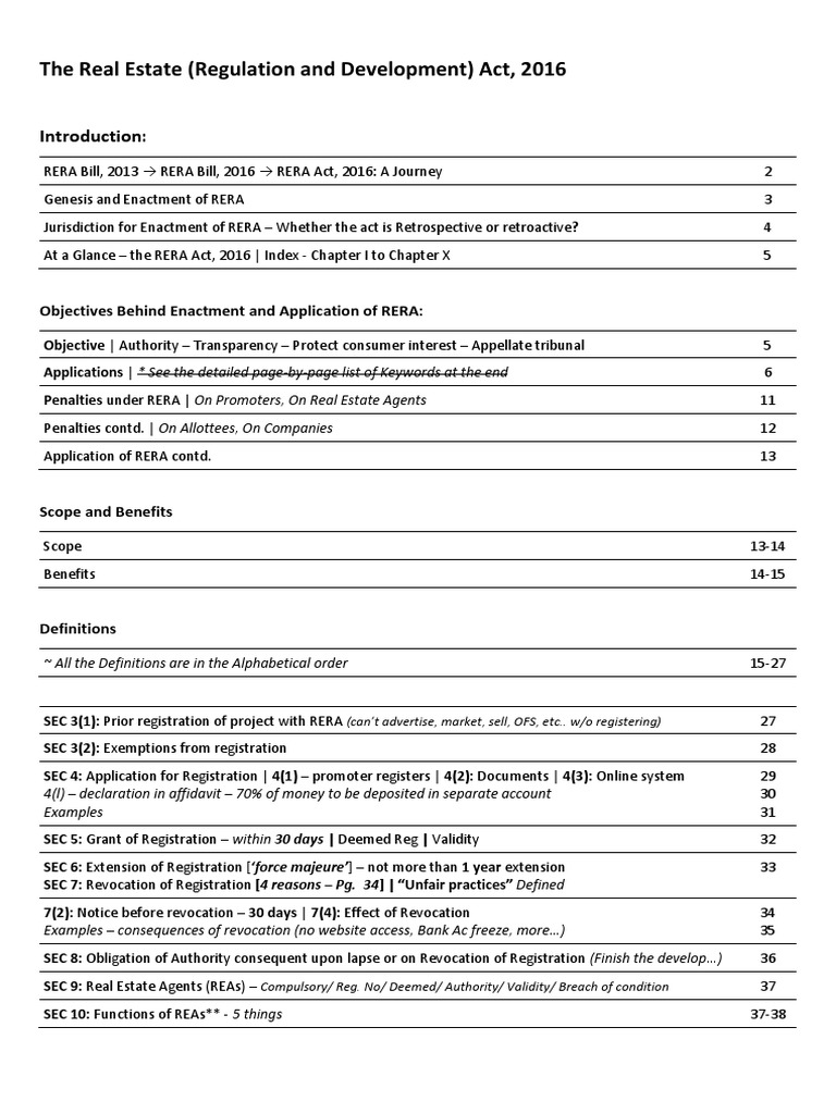Rera Index | PDF | Tribunal | Common Law