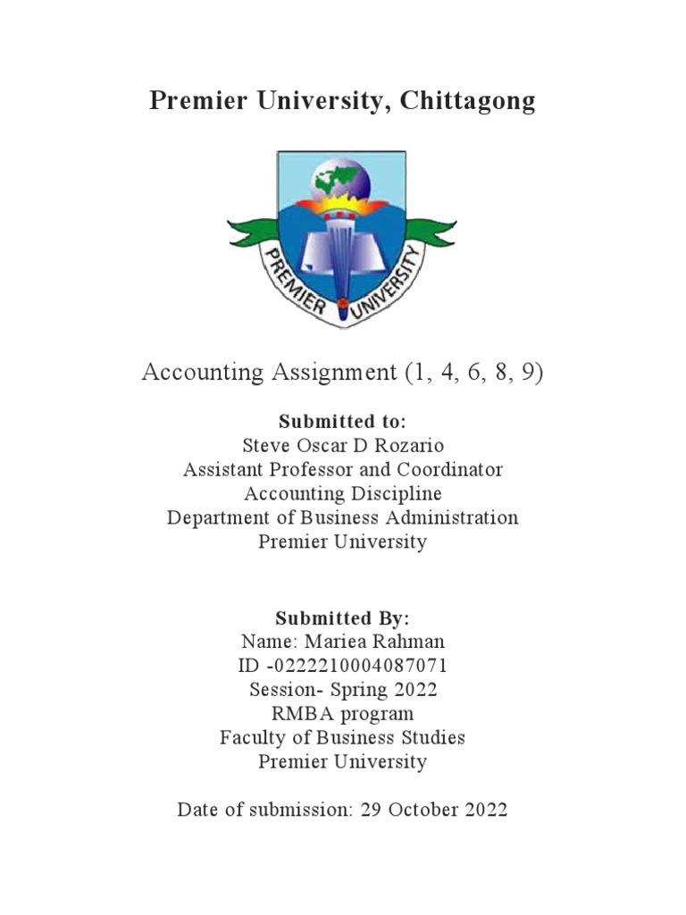 Assignment of Marketing Mix of Premier University | PDF