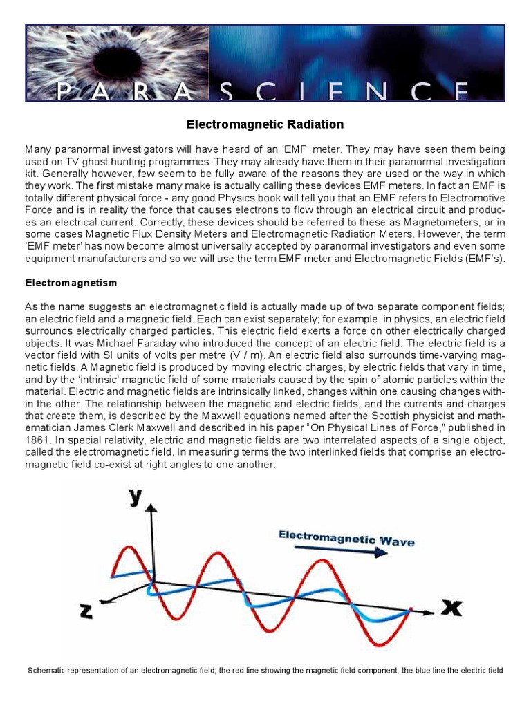 The EMF Meter | PDF | Electric Field | Electromagnetic Field