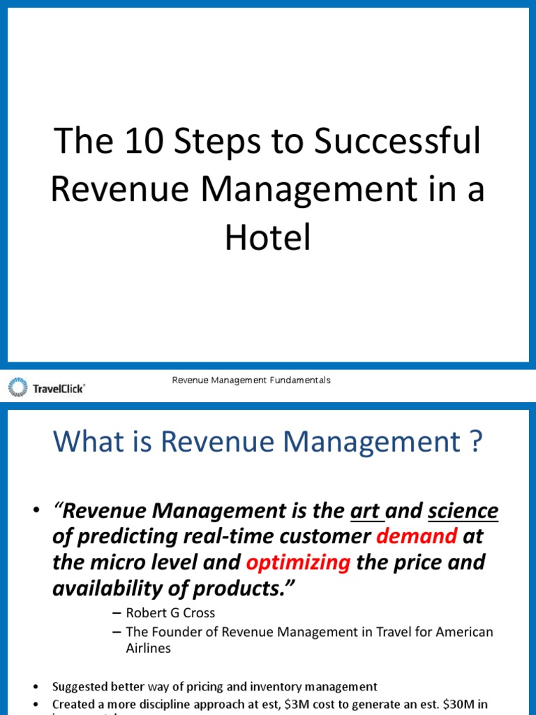 Revenue Management 10 Steps | PDF | Business | Microeconomics