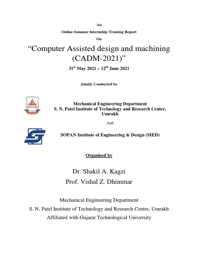 CADM Report | PDF | Engineering | Industrial Engineering