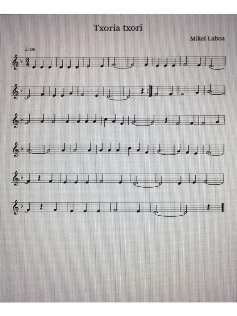Txoria Txori | PDF