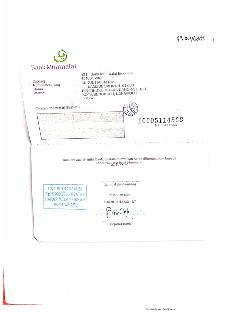 Buku Bank Muamalat Indonesia | PDF