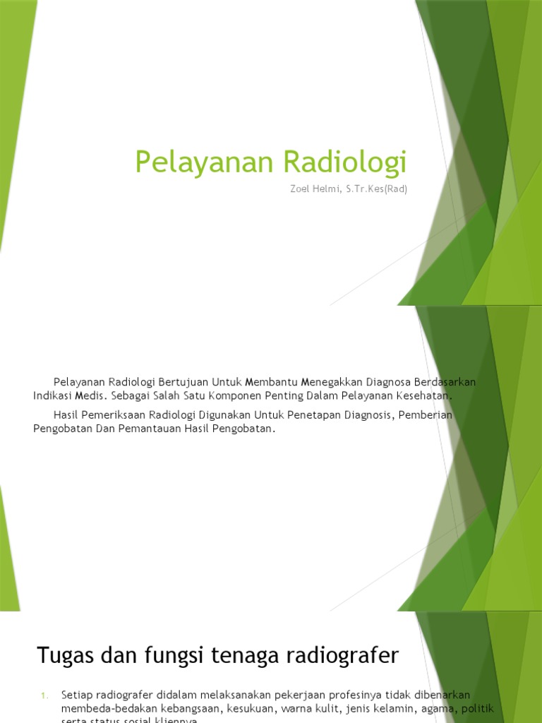 Pelayanan Radiologi | PDF