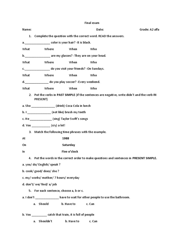 Final Exam | PDF | Linguistics