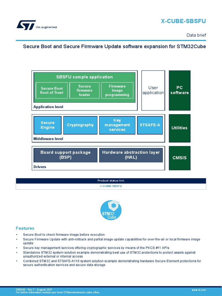 x-cube-sbsfu | PDF | Embedded System | Booting