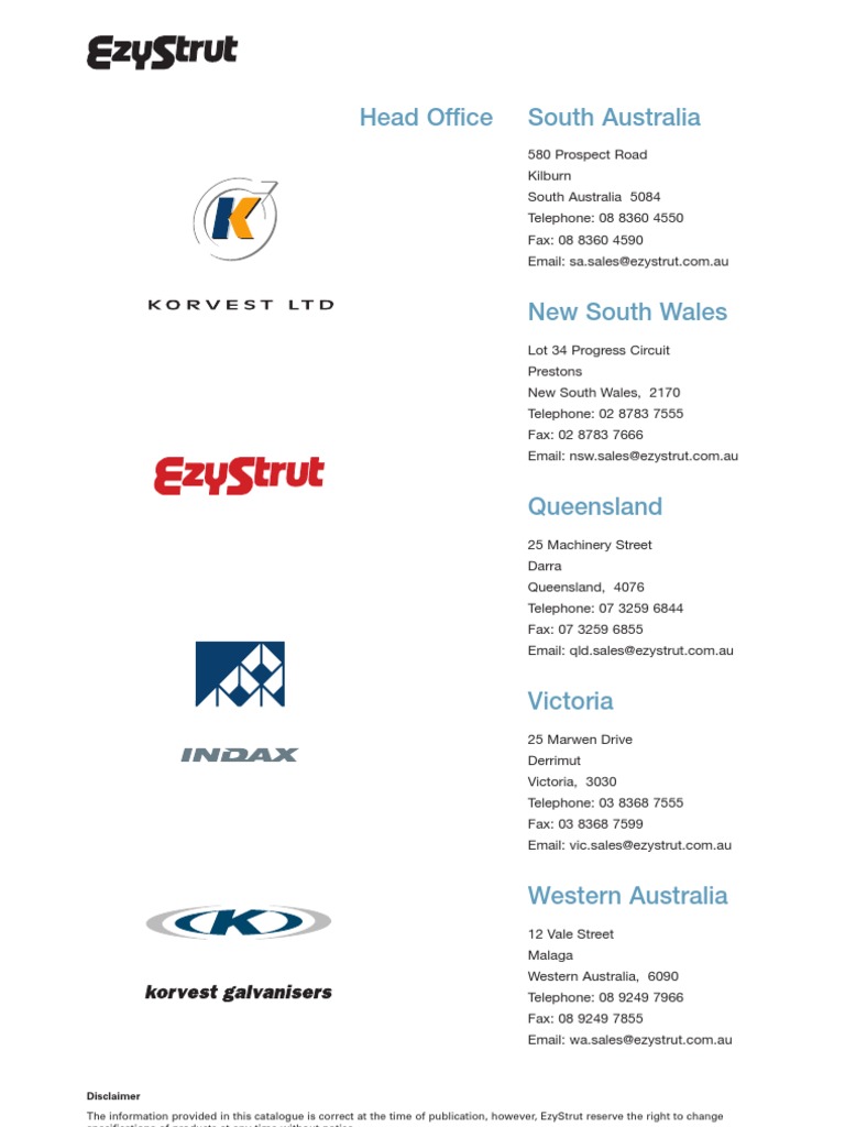 Ezy Strut | PDF | Corrosion | Metals