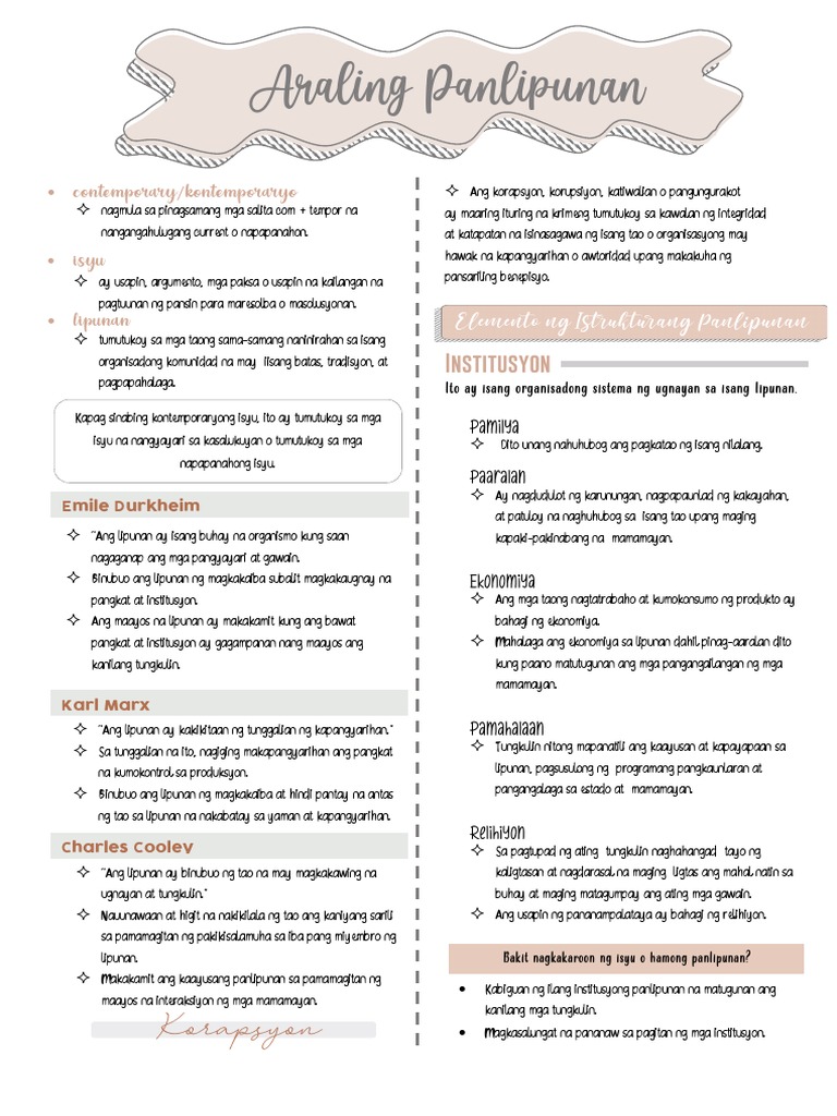 Ap Q1 Final Reviewer | PDF