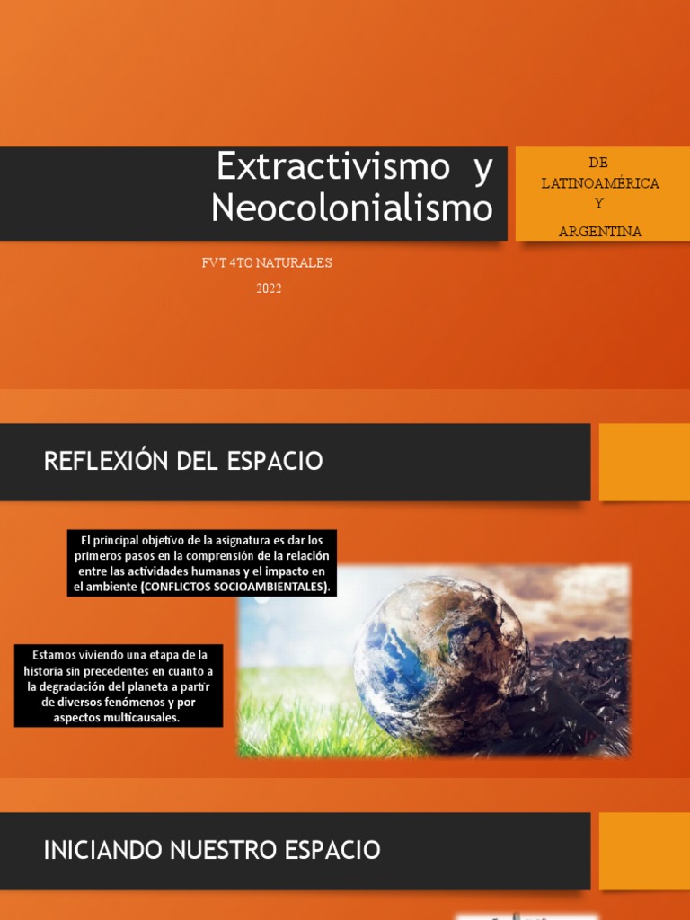 Extractivismo y Neocolonialismo | PDF | Entorno natural | America latina