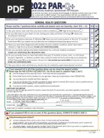 PARQPlus2025 Form Fillable | PDF | Asthma | Medical Specialties