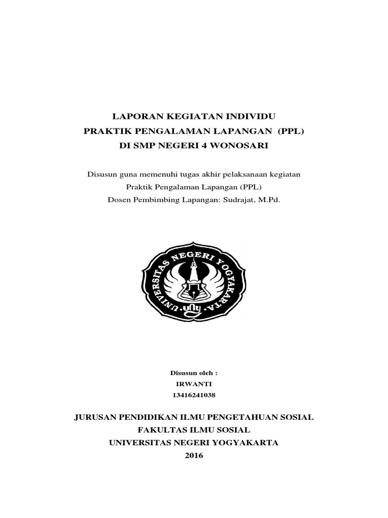 Contoh Laporan PPL | PDF