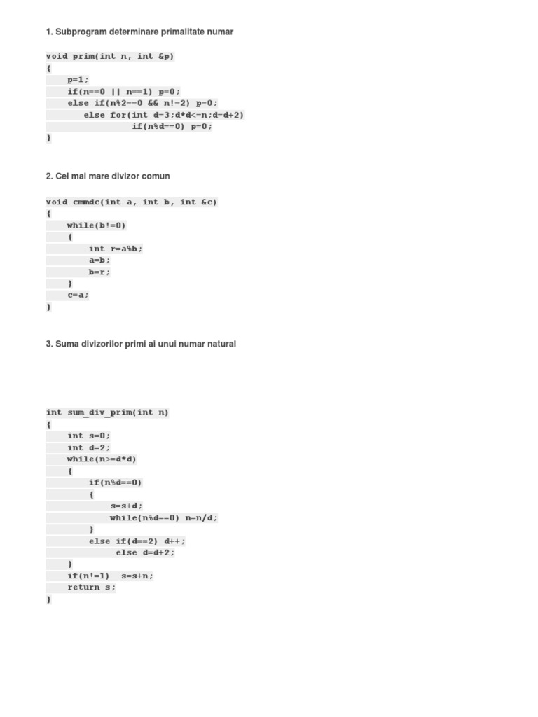 Tablourile de Memorie Şi Subprogramele | PDF | Computer Programming | Naming Conventions