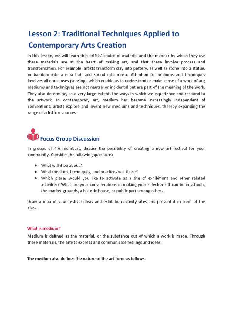 Group 2 UNIT 6 Lesson 2 | Download Free PDF | The Arts | Paintings