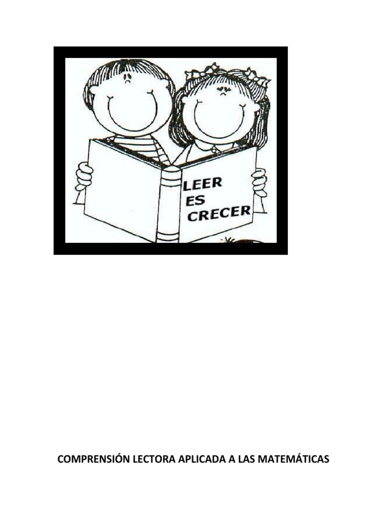 Comprensión Lectora en Matemáticas 6° Grado | PDF