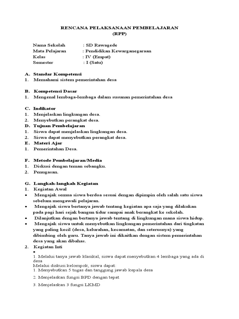 RPP PKM Sule Permana | PDF