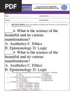 DRRR 2nd Exam | PDF | Emergency Management | Risk Management