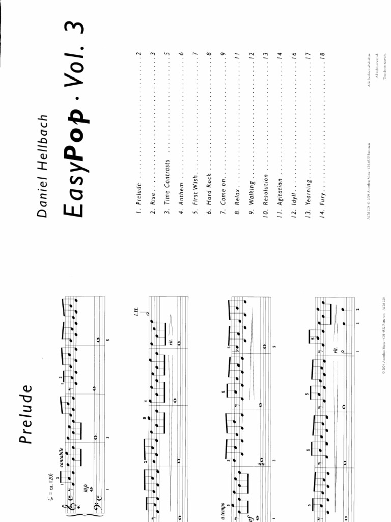 Hellbach Daniel Easy Pop Vol3 | PDF