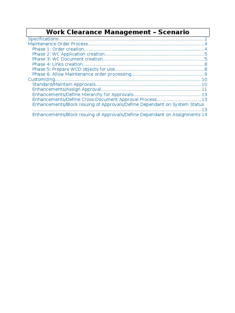 Work Clearance Process Guide | PDF | Hierarchy | Traffic Light