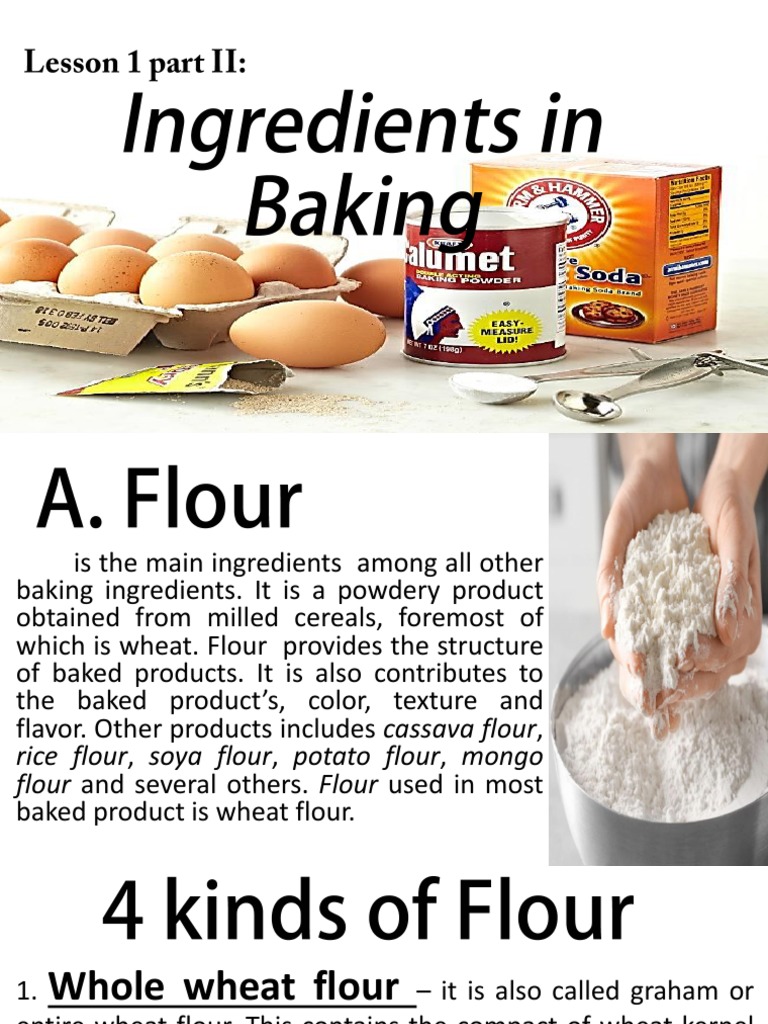 Part 2 of Lesson 1 | PDF | Breads | Flour
