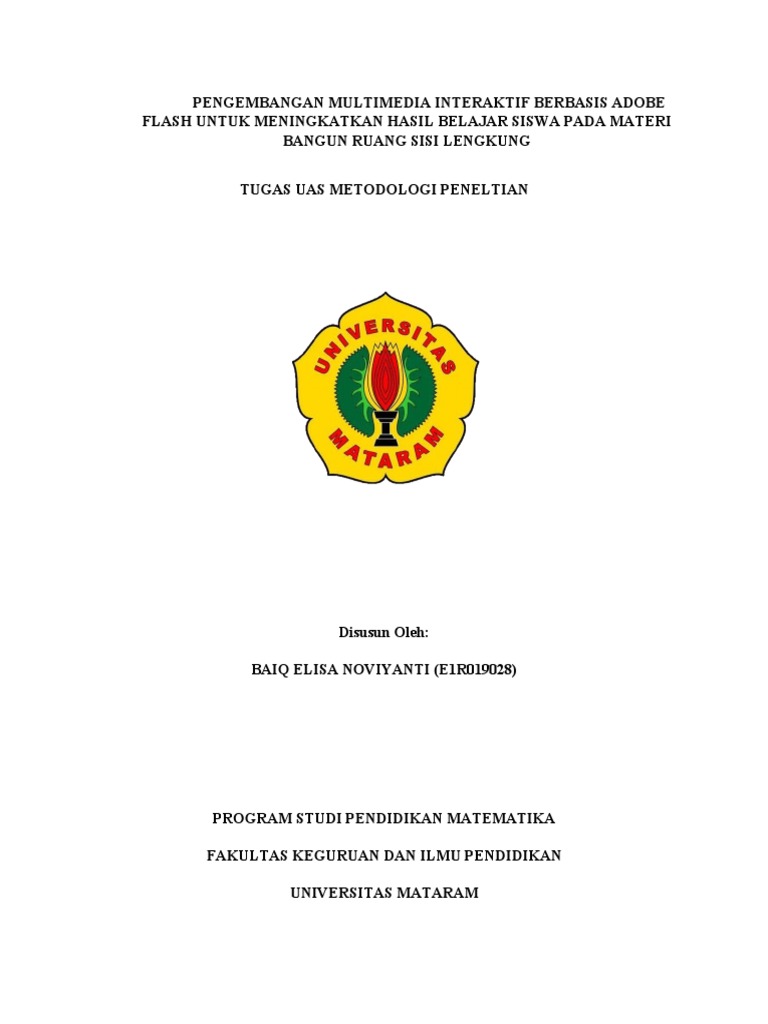 Tugas Uas Metopen | PDF