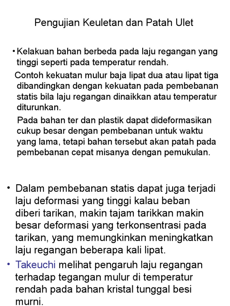 Pengujian Keuletan dan Patah Ulet Bahan | PDF