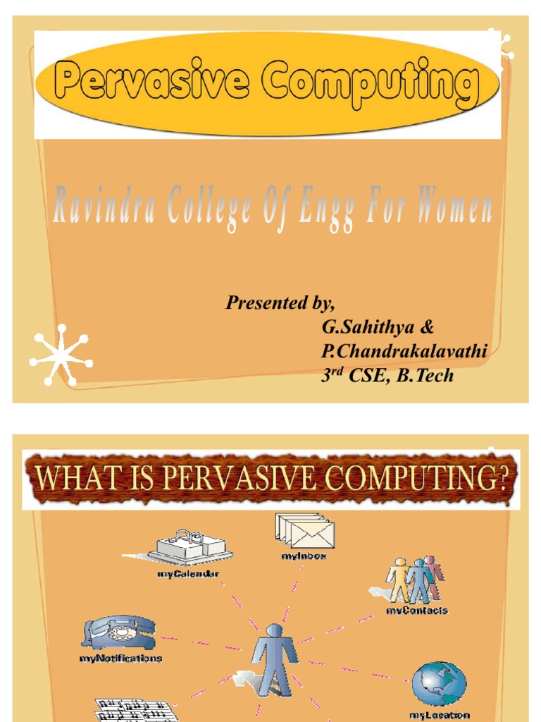 Pervasive Computing | PDF | Areas Of Computer Science | Information ...