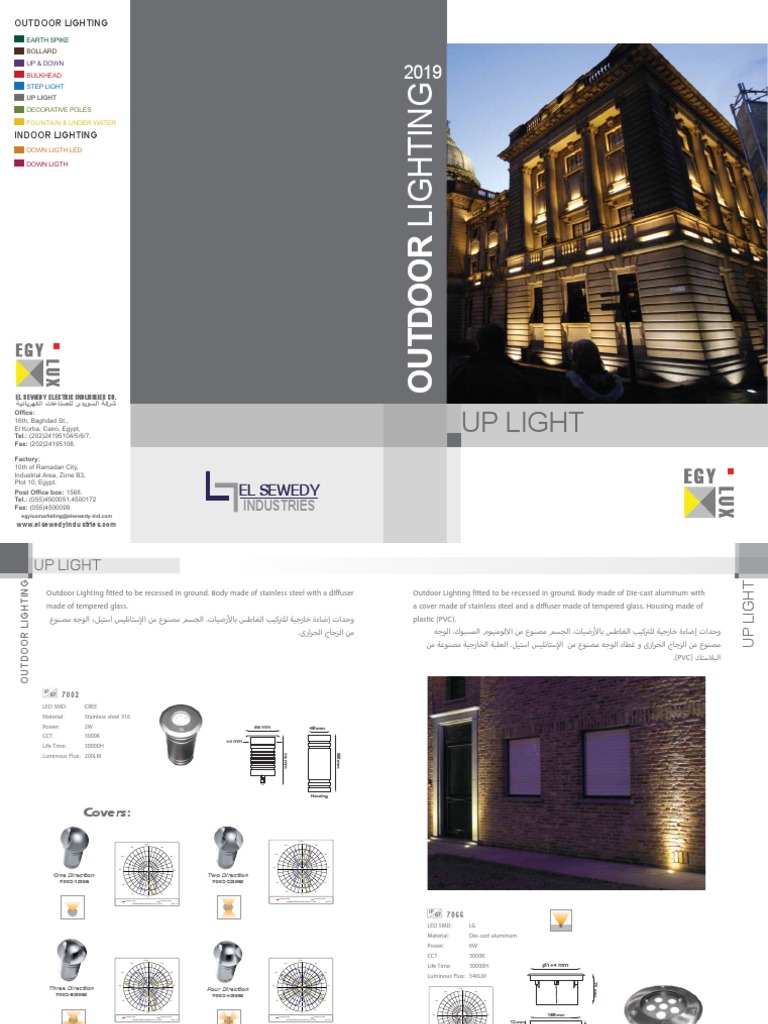 EGYLUX-outdoor-lighting-2_2 | PDF | Lighting | Optics