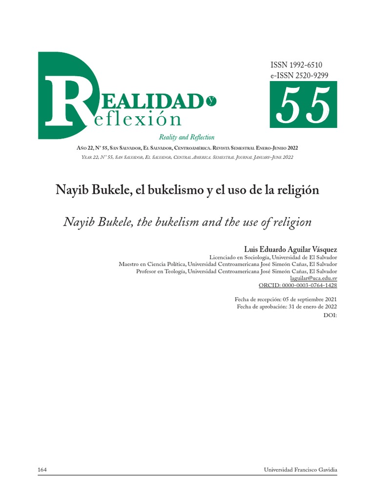 Nayib Bukele y la religión en su política | PDF | El Salvador | Dios