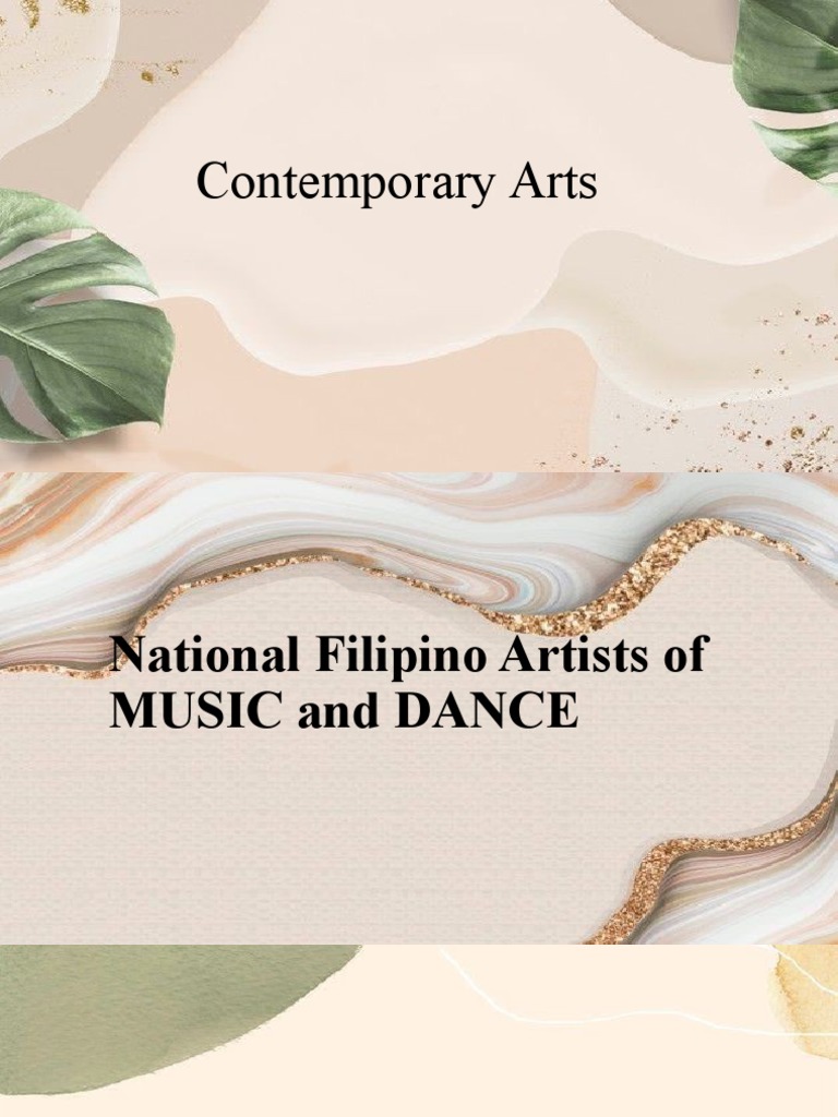 Contemporary Arts | PDF | Philippines | Performing Arts