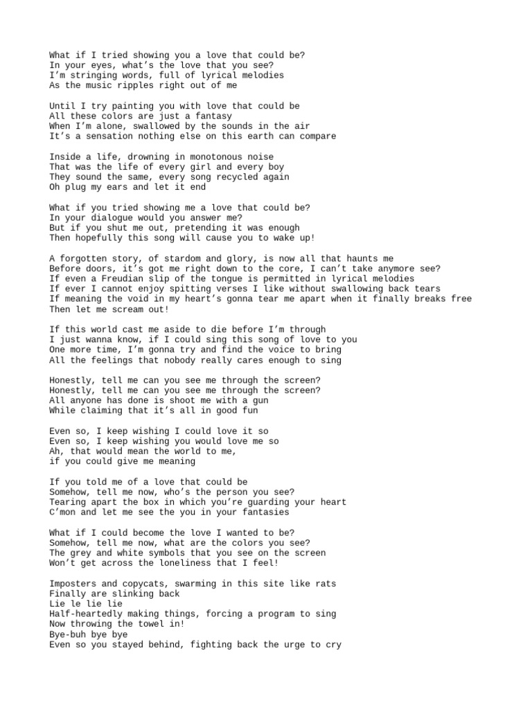 Can You See Me | PDF