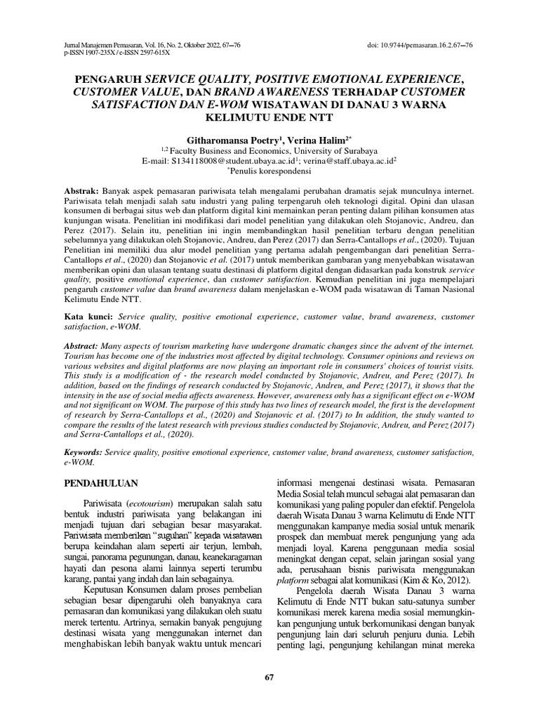 Pengaruh Service Quality | PDF