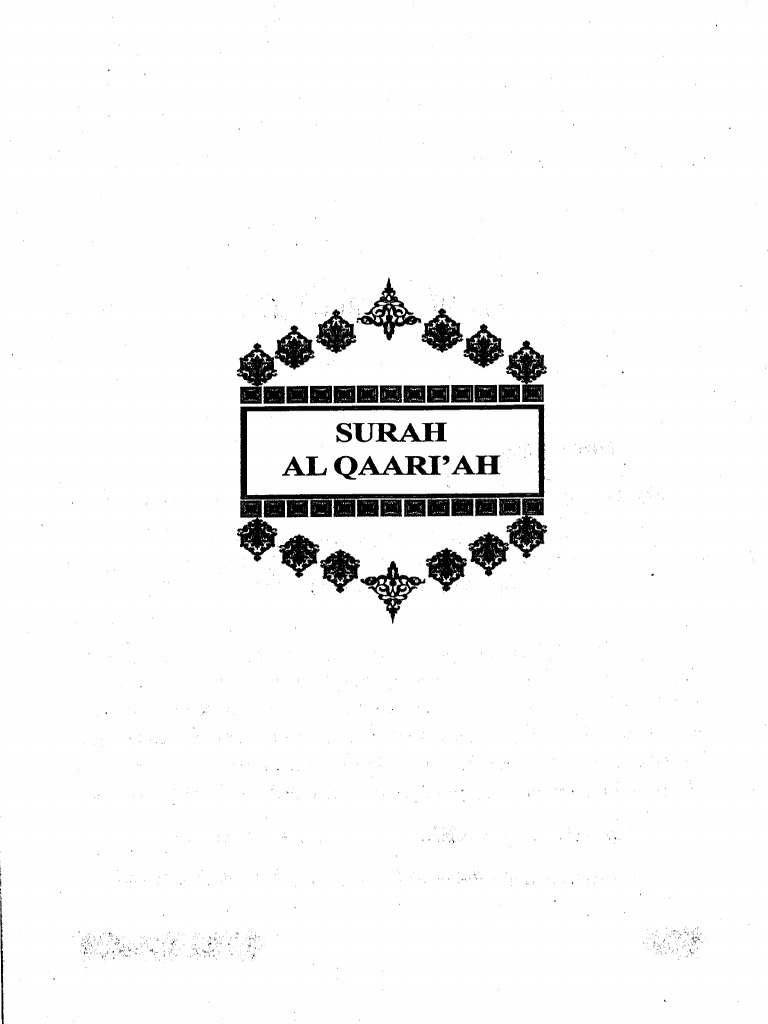 101 القارعة Al-Qaari'Ah Tafsir Al Qurthubi Edisi Terjemah Indonesia | PDF