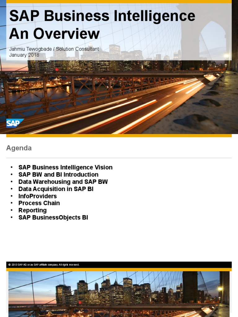 B20 BI Mit SAP A Forsterx | PDF | Data Warehouse | Business Intelligence