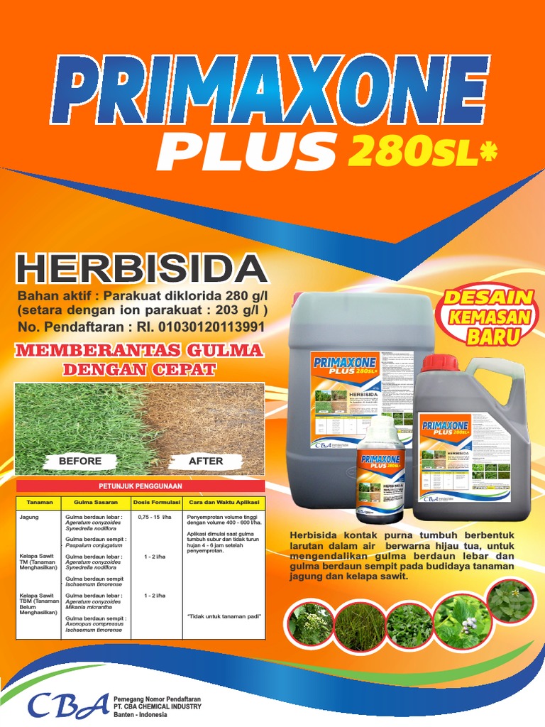 Herbisida Primaxone Plus untuk Gulma | PDF