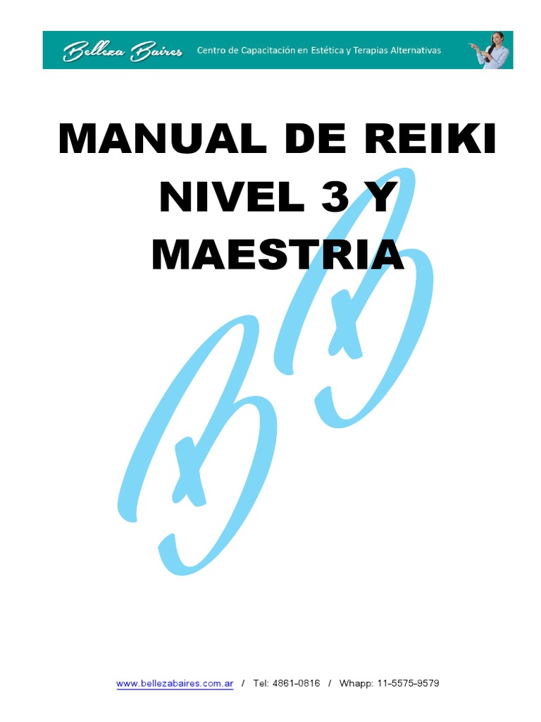 Manual de Reiki Usui Nivel 3 y Maestria | PDF | Reiki | Mikao Usui