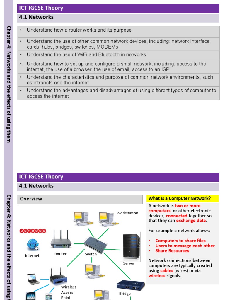4.1 Networks | PDF | Computer Network | Network Switch