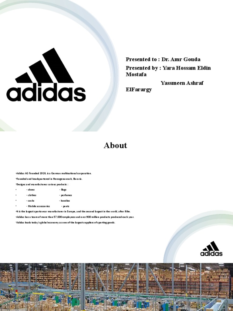 Adidas Powerpoint - Yara Hossam Yassmeen Elfarargy | PDF