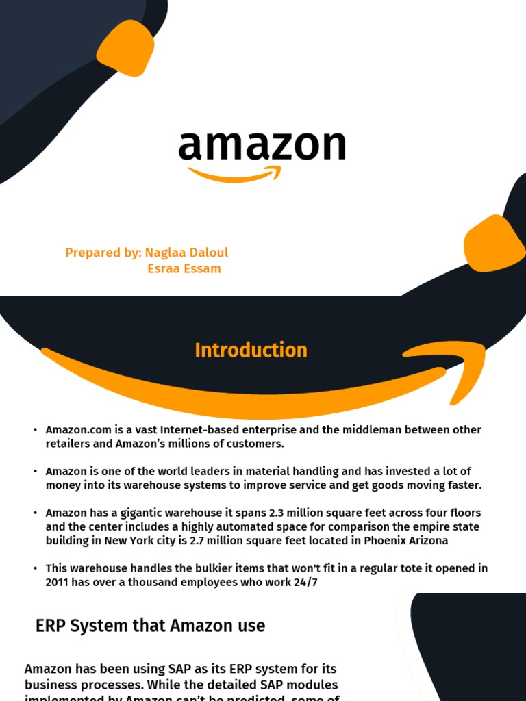 Amazon's Massive Warehouse & Cutting-Edge Logistics | PDF | Warehouse | Enterprise Resource Planning