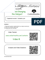 Changing The Subject | PDF | Mathematics | Elementary Geometry